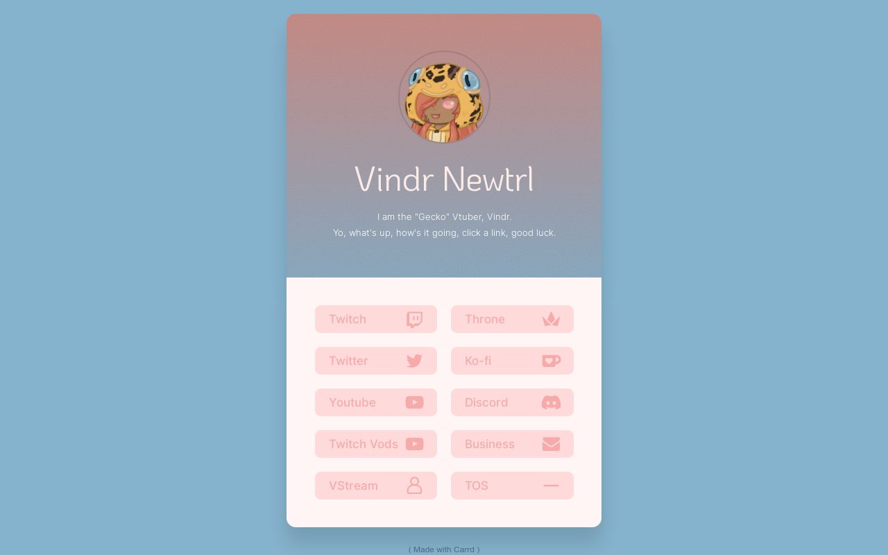 Vindr's Social Links